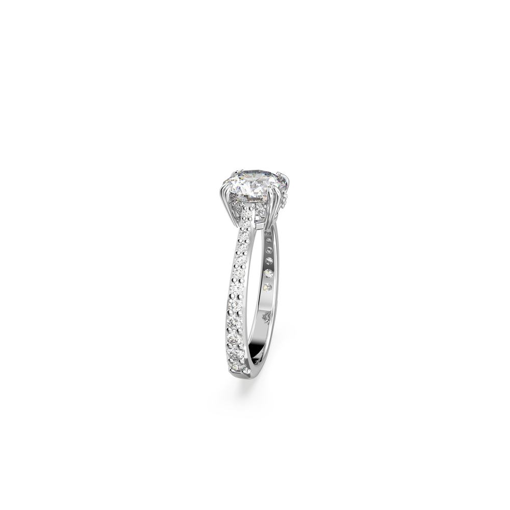 Anello Swarovski Constella Cristallo Tondo Con Pavé – ALFYO
